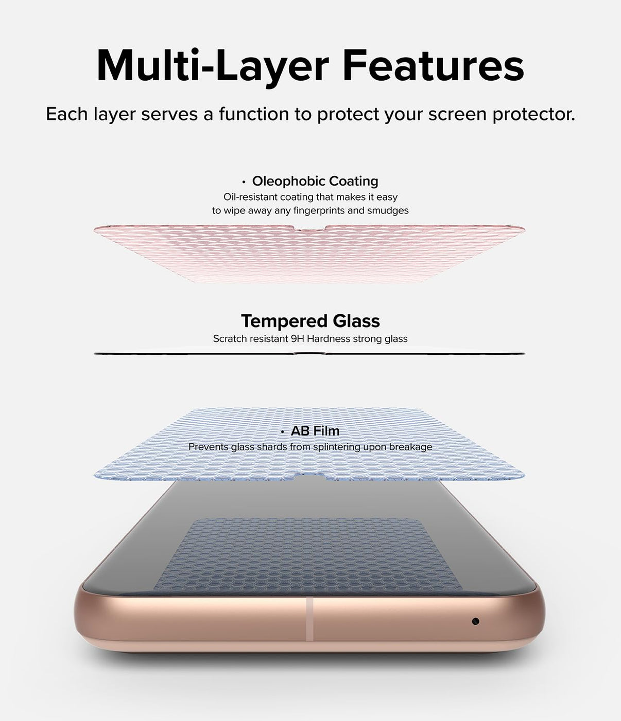 Pixel 8 Tempered Glass Screen Protector Guard | Transparent - 2 Pack