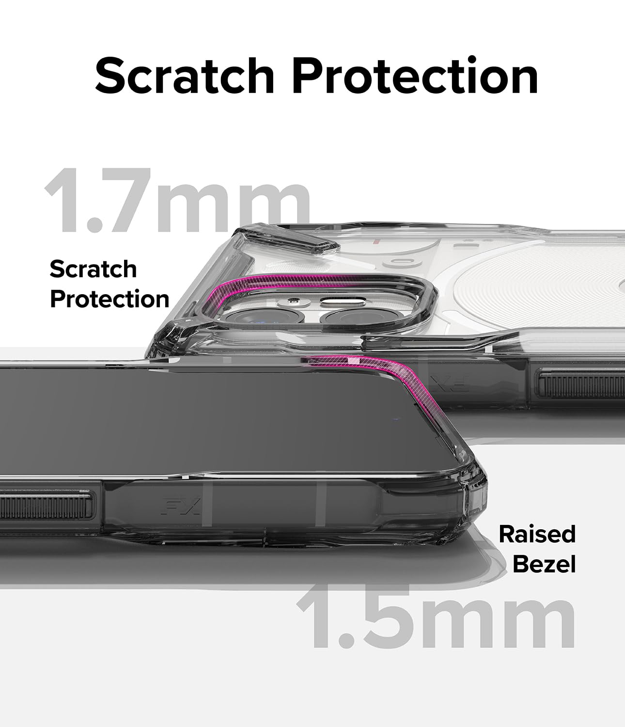 Buy Nothing Phone (2) Back Cover Case | Fusion X - Smoke Black