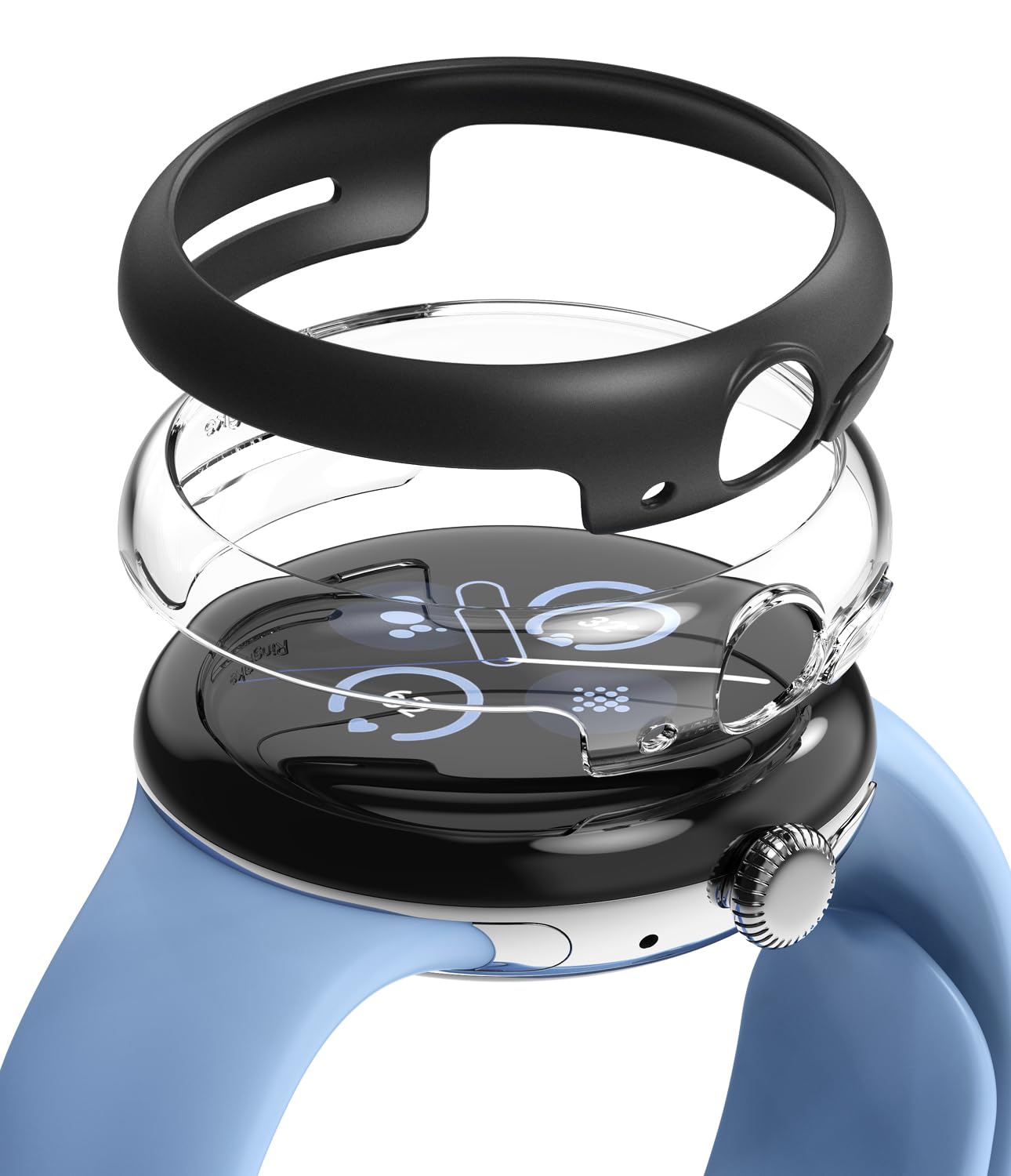 Slim Case [2 Pack] Google Pixel Watch 2 41mm (2023), Bezel [Frame Only