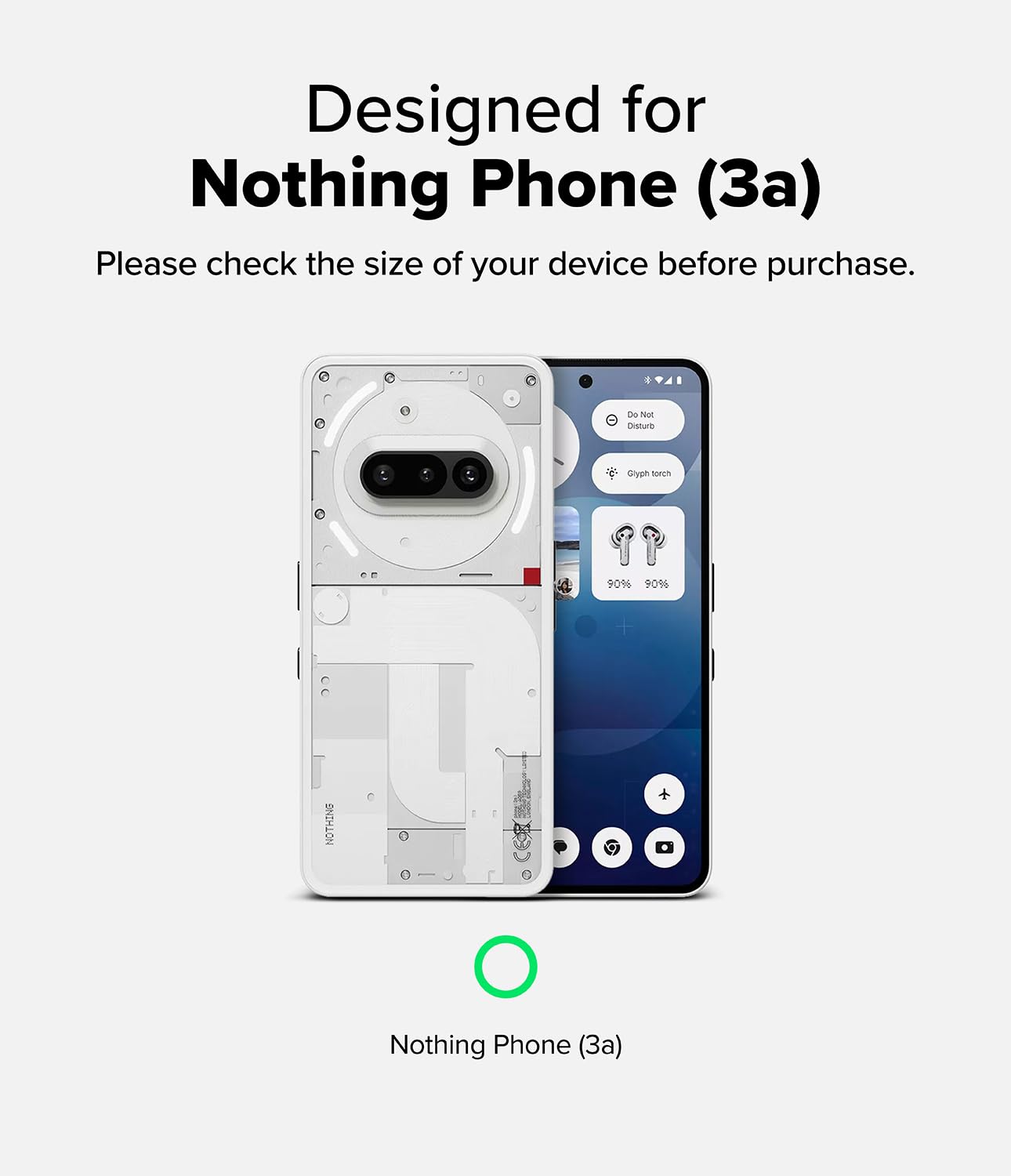 Nothing Phone (3a) / (3a) Plus Back Cover Case | Fusion-X - Camo Black