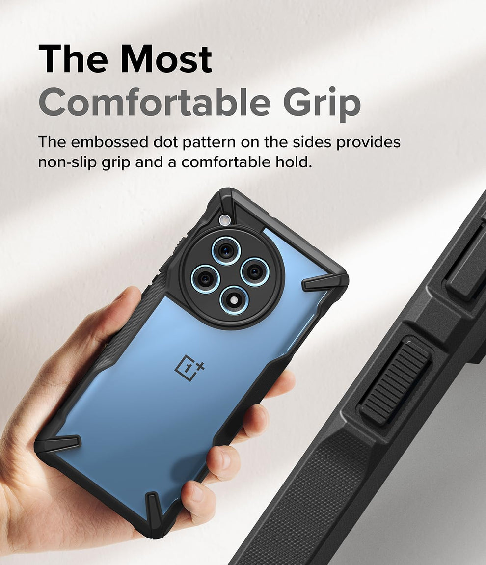 Buy OnePlus 12R 5G Back Cover Case | Fusion -X - Black