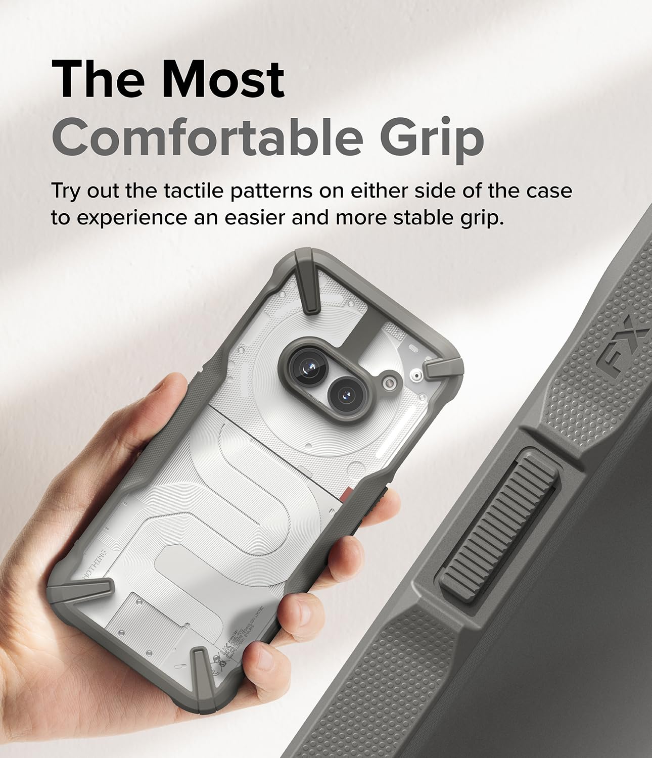 Best Nothing Phone (2A) Back Cover Case | Fusion X - Gray
