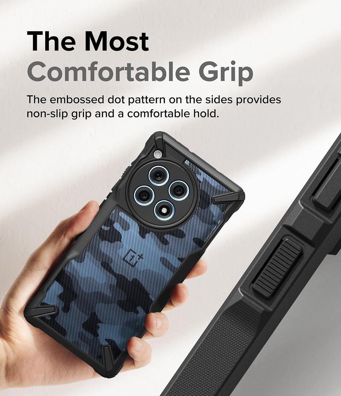 Buy OnePlus 12R 5G Back Cover Case | Fusion -X - Camo Black