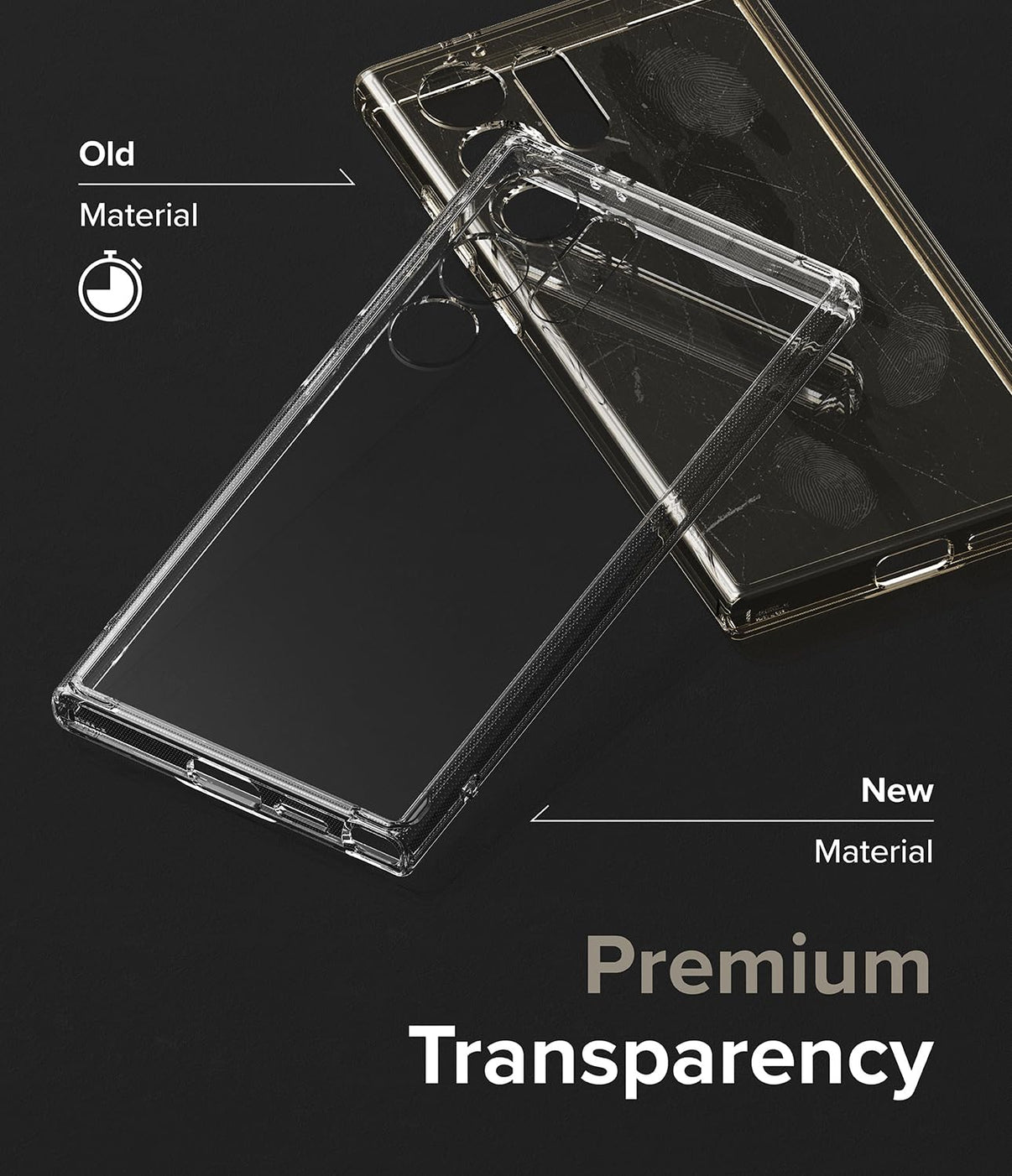 Samsung Galaxy S24 ultra Back Cover Case | Fusion - Clear